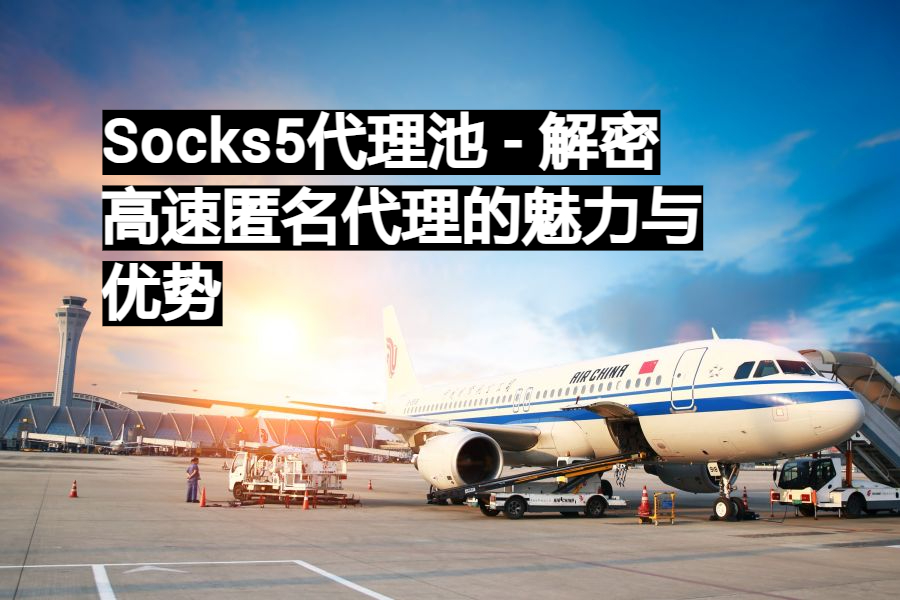 Socks5代理池 - 解密高速匿名代理的魅力与优势 - 易路代理 - 海外住宅IP代理推荐，Socks5动态及静态住宅IP购买首选